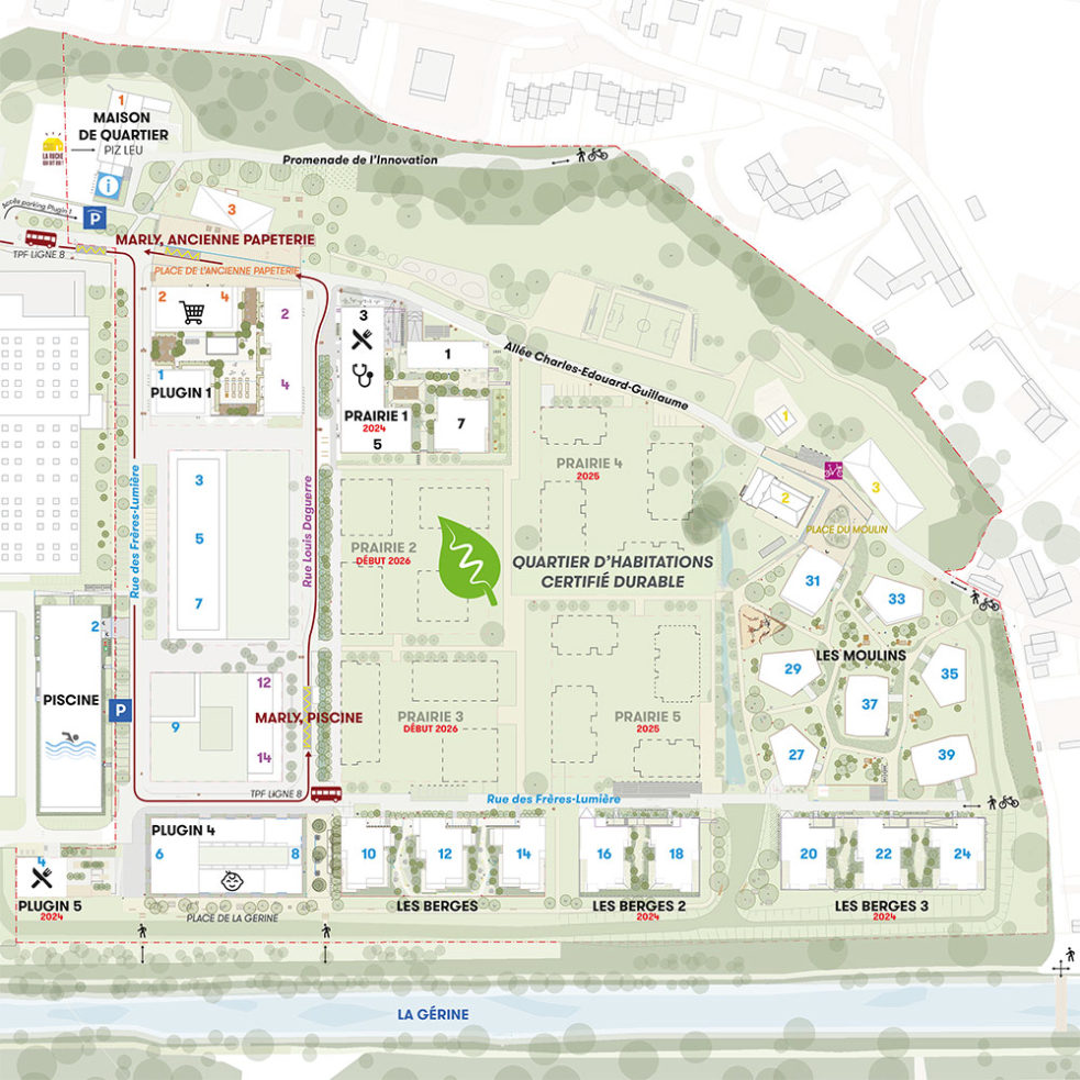 Un quartier dynamique et pensé pour une qualité de vie durable - Marly ...